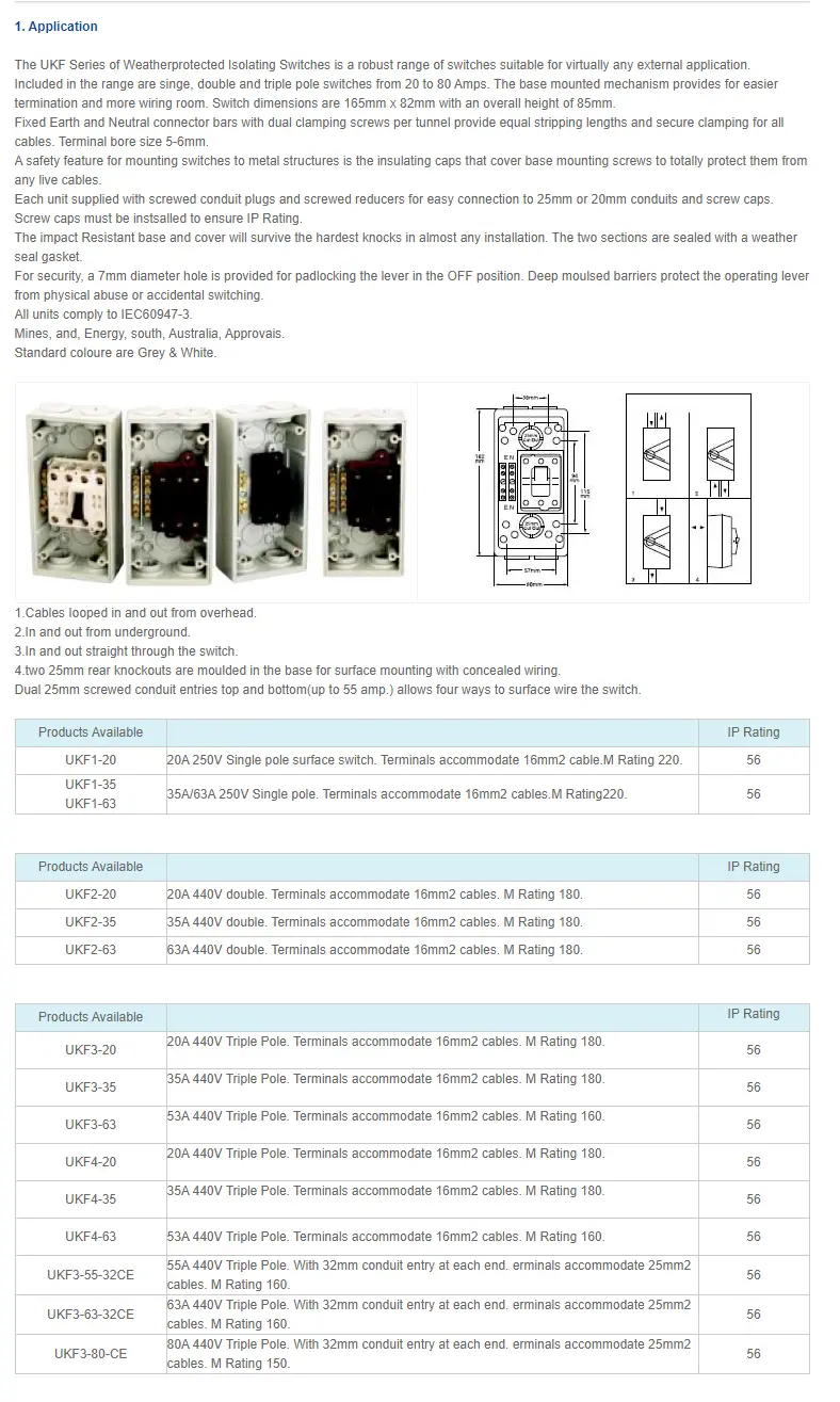 ANDELI AC ISOLATOR - General Power Electric