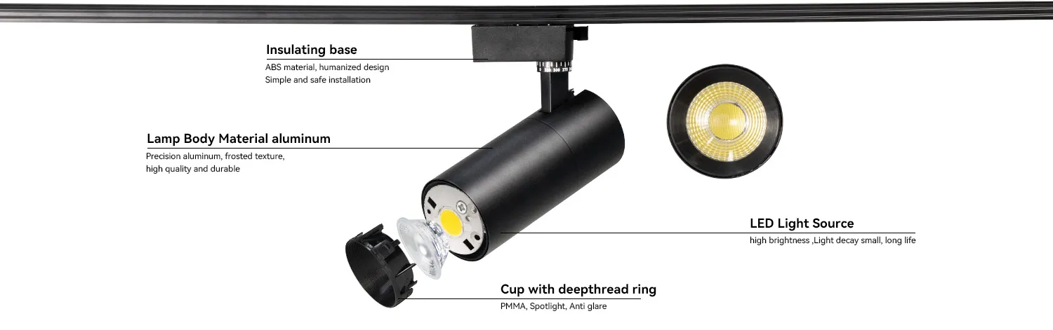 350 Degree Adjustable Ceiling Tracking Lights - ELONG LIGHT