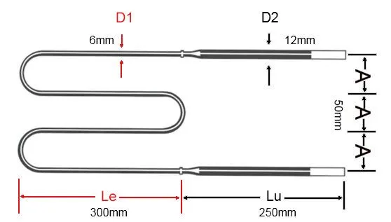 High Purity MOSI2 High Temperature Heating Element 1800(id:11785893 ...
