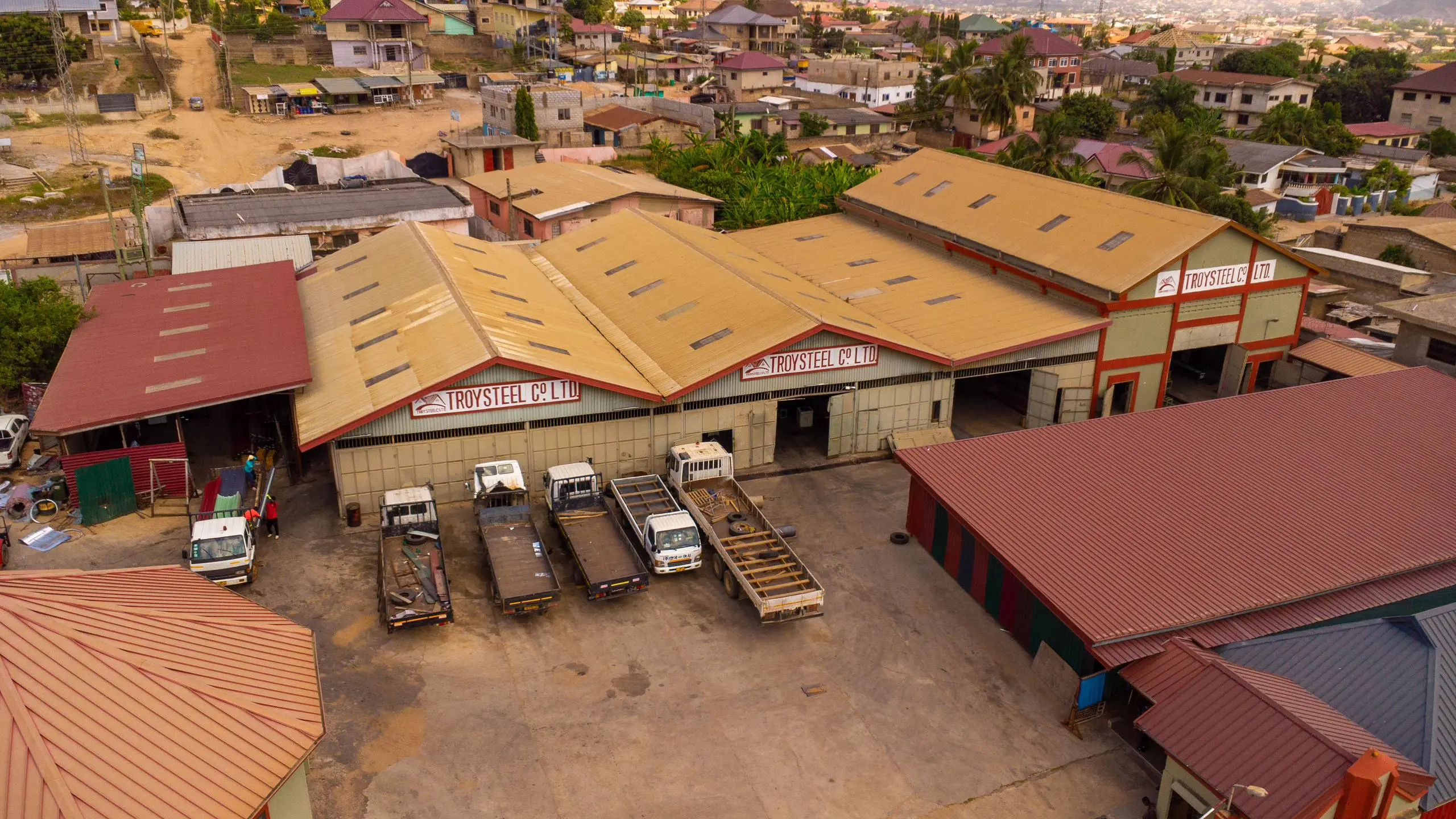 Troysteel Roofing (Ghana) Ltd | Steel Trusses and Colorbond Roofing ...