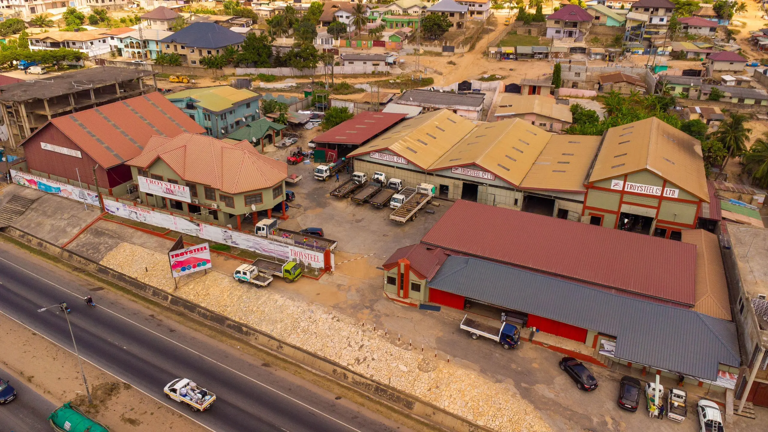 Troysteel Roofing (Ghana) Ltd | Steel Trusses and Colorbond Roofing ...
