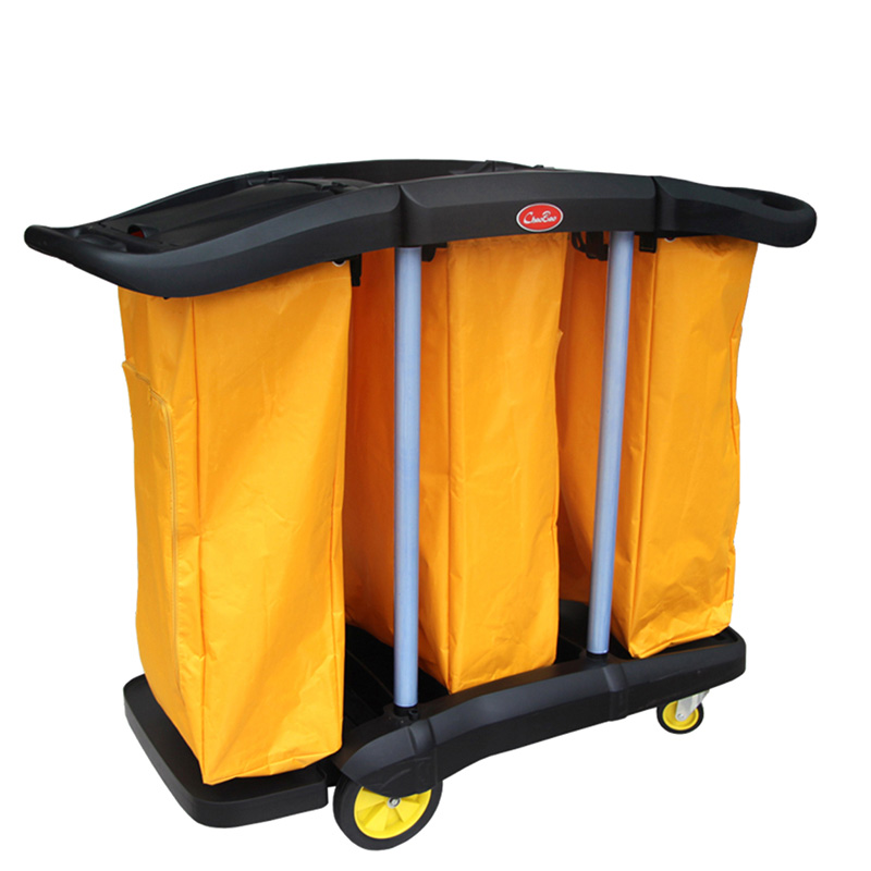 Multipurpose Cleaning Cart With Cover D-011-2D -Chaobao