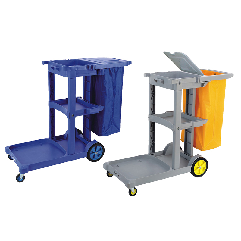 Multipurpose Cleaning Cart With Cover D-11-1-Chaobao