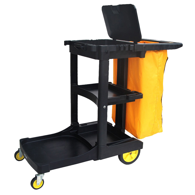 Multipurpose Cleaning Cart With Cover D-11C -Chaobao