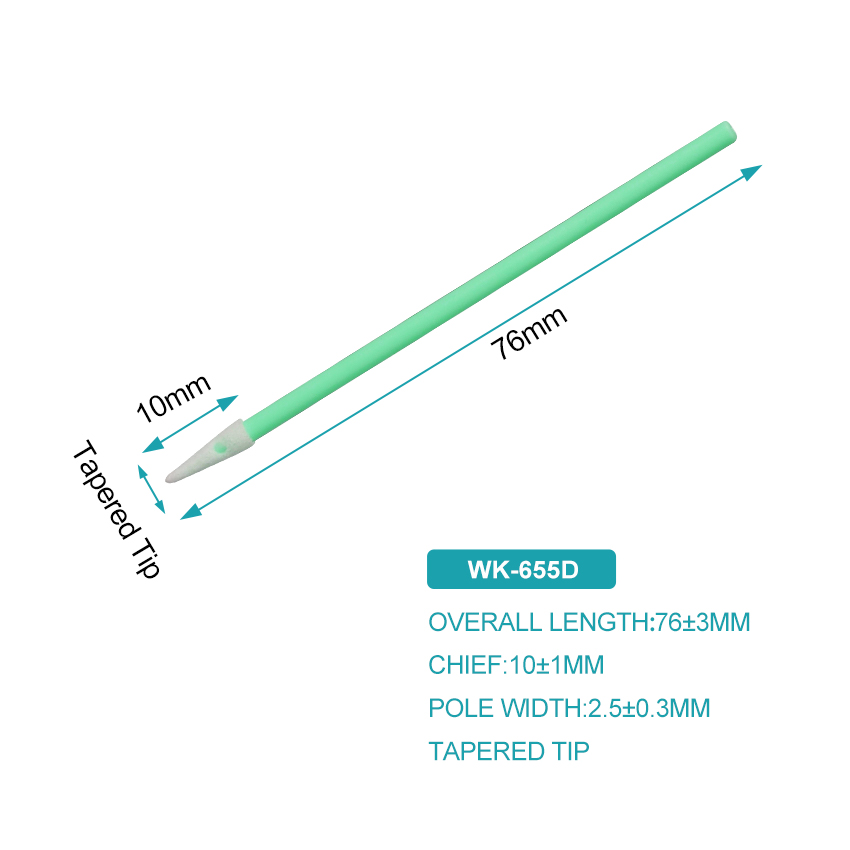 100pcs Disposable Open-cell Foam Tip Cleaning Swabs Applicators for ...
